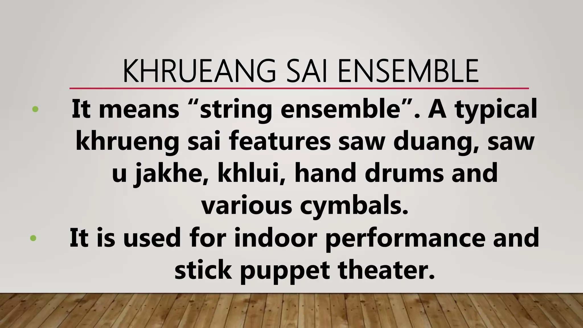 Gr 8 music of Thailand | PPTX