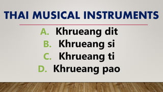 Gr 8 music of Thailand | PPTX