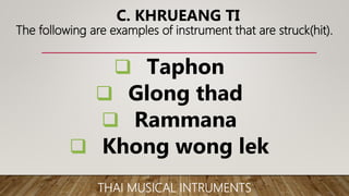 Gr 8 music of Thailand | PPTX