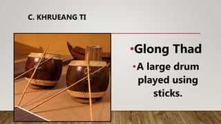 Gr 8 music of Thailand | PPTX