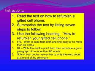 GR 8 - Summary writing - PowerPoint.pptx