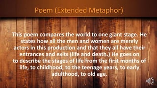 All The World is a Stage (poetry analysis) | PDF