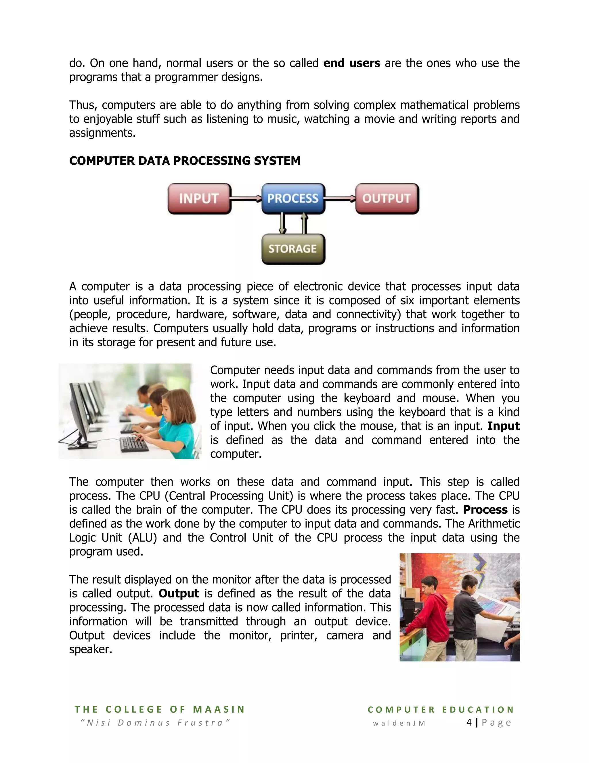 Fundamentals of Computer | PDF