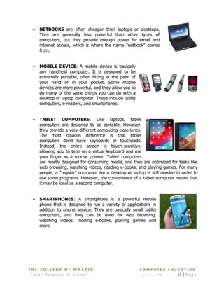 Fundamentals of Computer | PDF