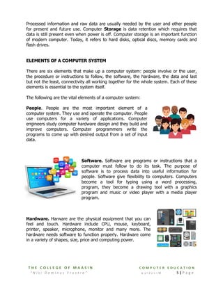 Fundamentals of Computer | PDF