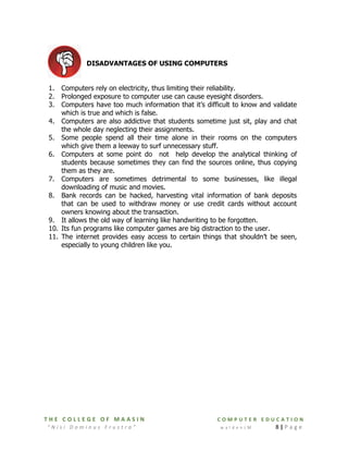 Fundamentals of Computer | PDF