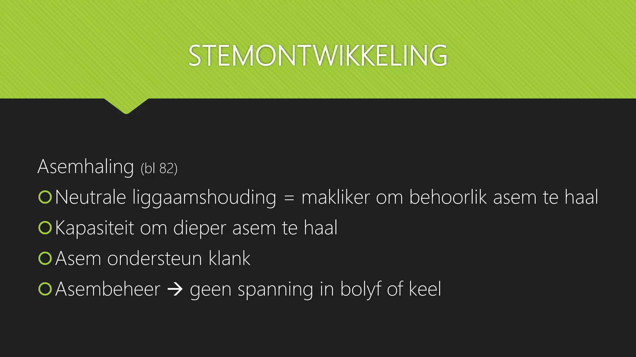 Gr 8 stem en liggaam kw1 | PPTX