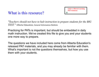 Gr 9 2010 assessment highlights pat review | PDF