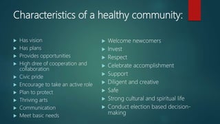 Gr 9 community health and Environmental Health | PPTX
