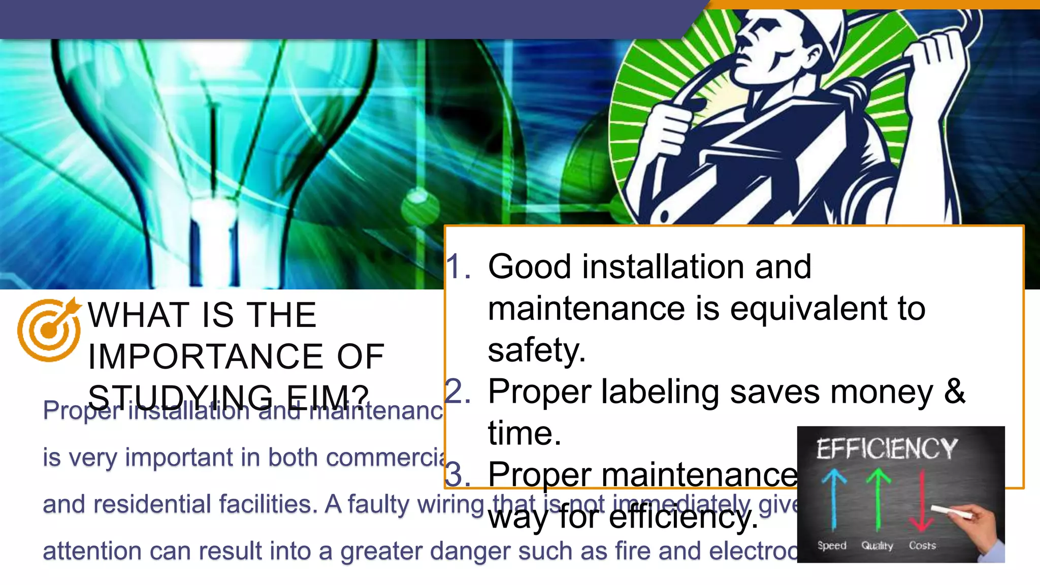 Electrical Installation Maintenance Grade 9 'Requisition Slip Form' | PPTX