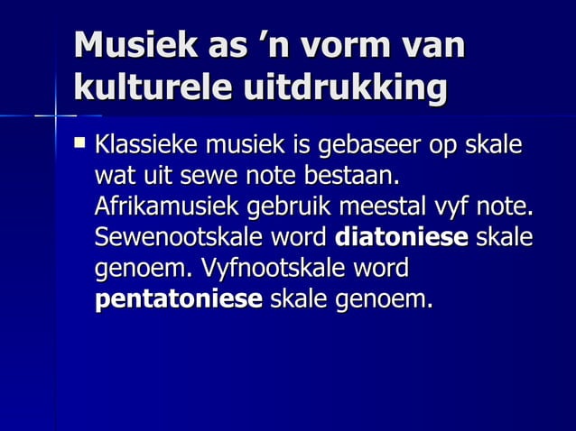 Gr9 musiek | PPT