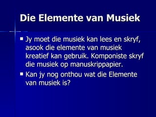Gr9 musiek | PPT