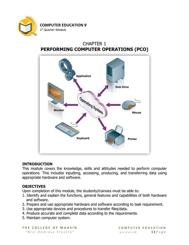 Performing Computer Operations (PCO) | PDF