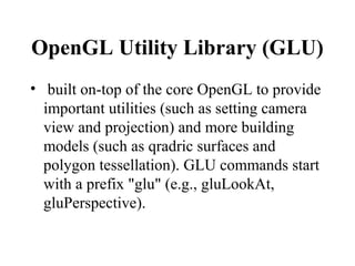 Open Graphics Library | PPT