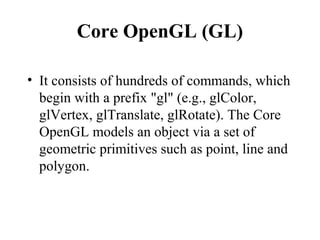 Open Graphics Library | PPT