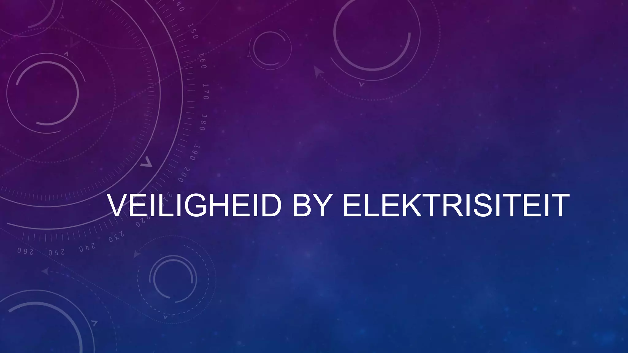 Veiligheid by elektrisiteit: Graad 9 | PPTX