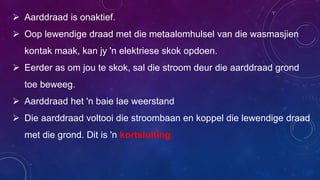 Veiligheid by elektrisiteit: Graad 9 | PPTX