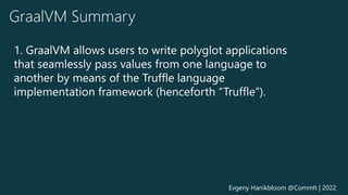 GraalVM how to speedup & lover footprint of your app by doing nothing* | PPTX