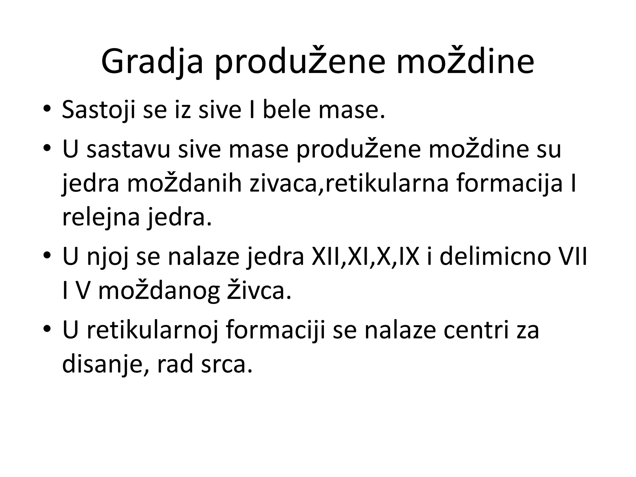 Građa moždanog stabla | PDF