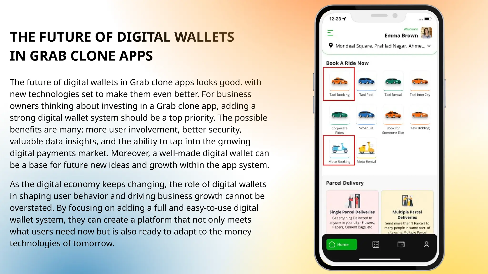 How digital wallets work in super app like Grab? | PPT