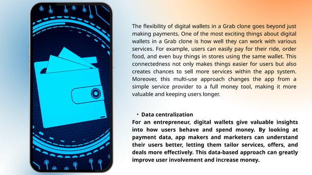 How digital wallets work in super app like Grab? | PPT