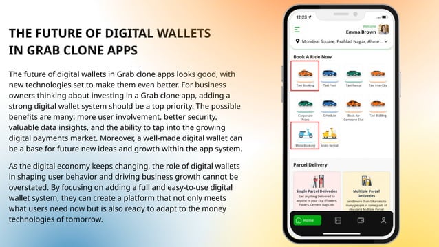 How digital wallets work in super app like Grab? | PPT