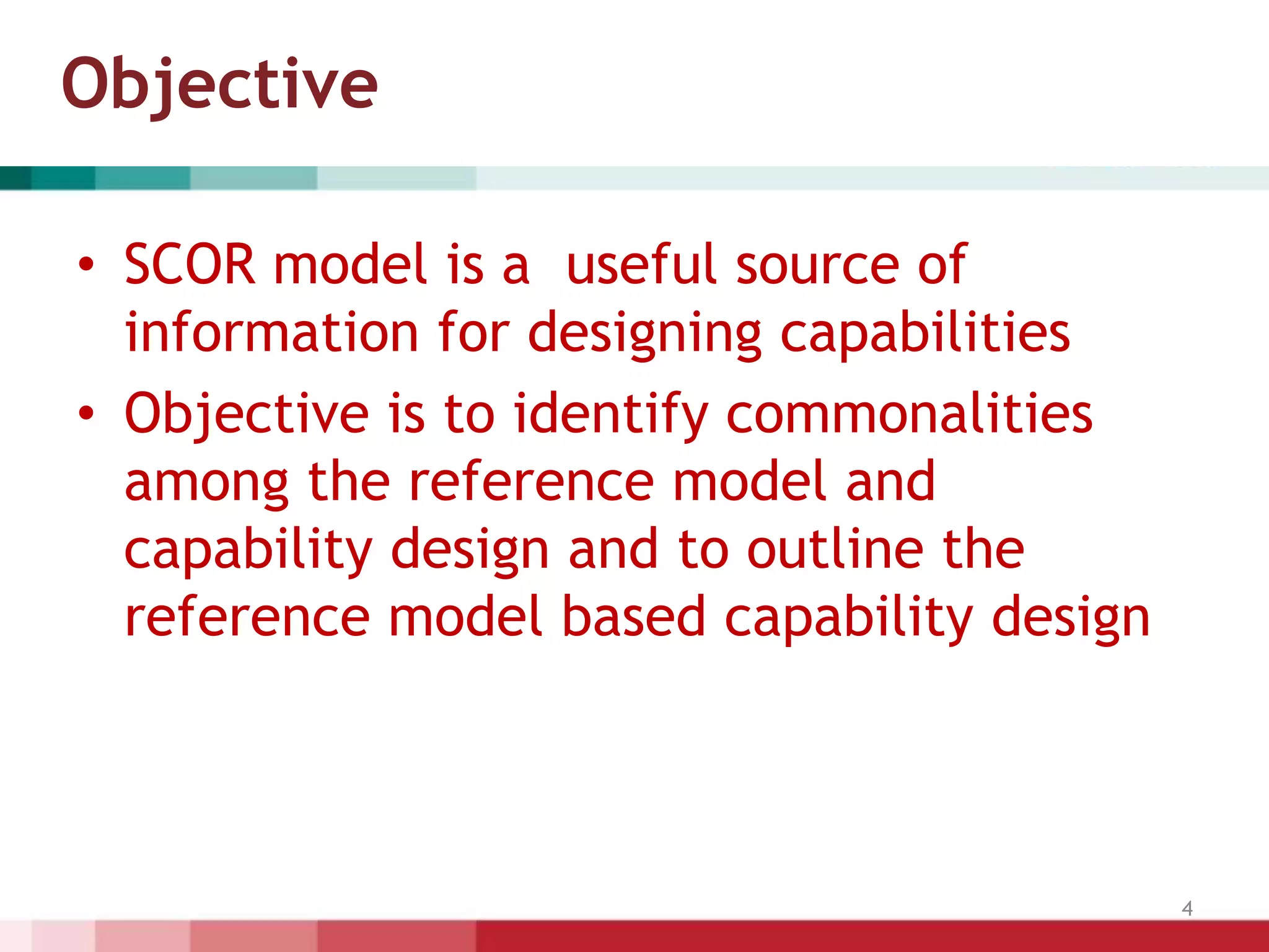 A Reference Model Based Design of Supply Chain Management Capabilities ...