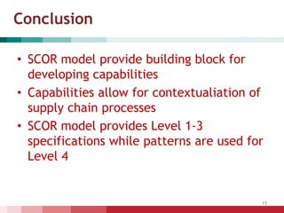 A Reference Model Based Design of Supply Chain Management Capabilities ...