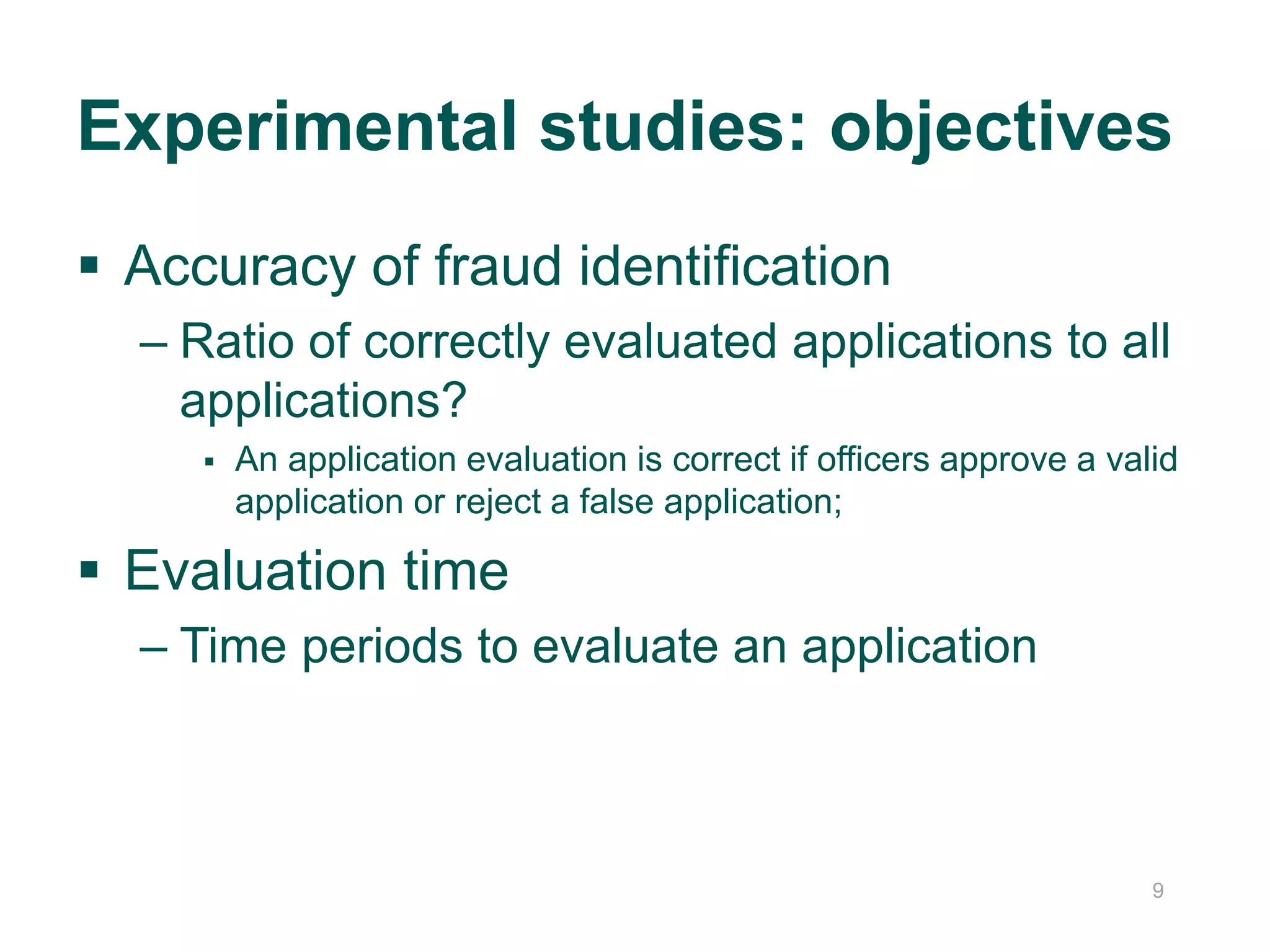 Simulation Based Evaluation And Tuning Of Distributed Fraud Detection Algorithm Ppt