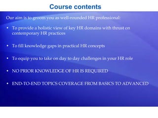 HR Generalist Practical Training with 100% placement | PPTX