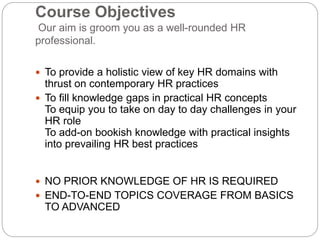 HR Generalist Practical Training with 100% placement | PPTX
