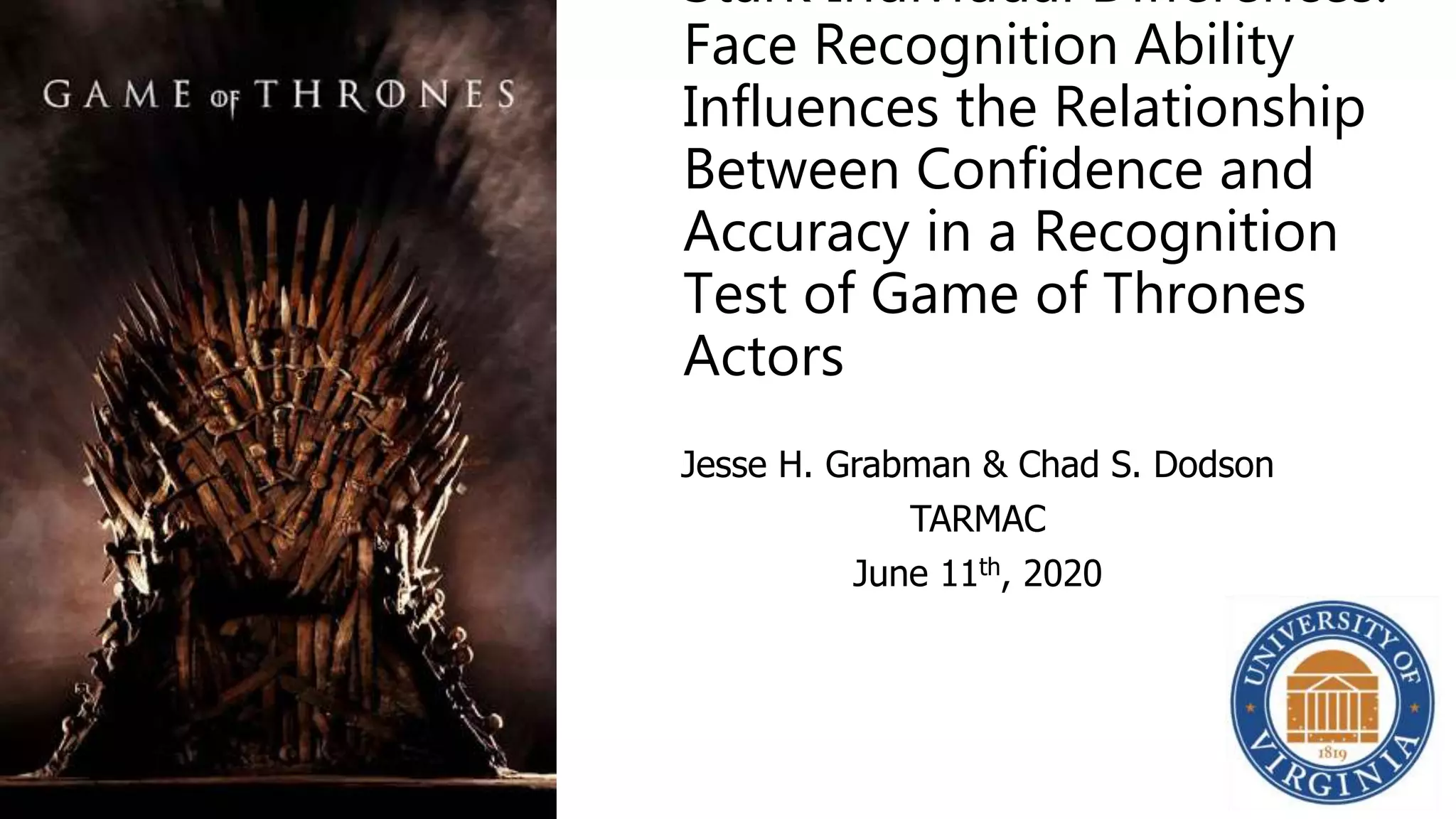 Stark Individual Differences: Face Recognition Ability Influences the ...