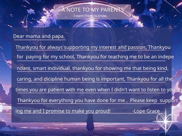 Student led Conference Presentation to Parents | PPT