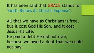 Grace Greater Than Our Sin | PPTX