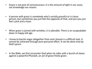 Grace and peace in south africa | PPTX