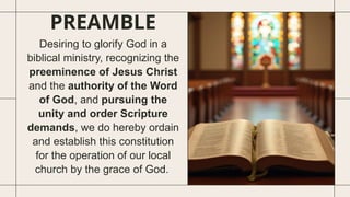 Grace Baptist Church1.pptx(Constitution and Bylaws) | PPT