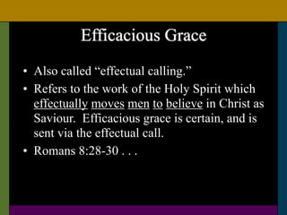 Grace, Common and Effectual | PDF