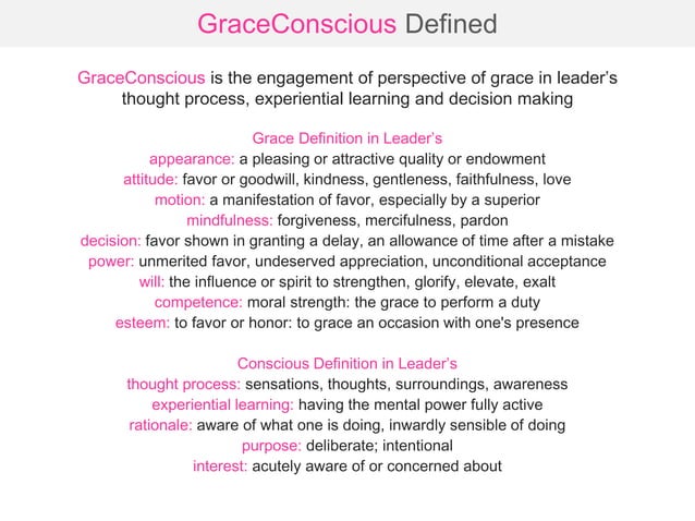 Grace Conscious Engagement | PPTX