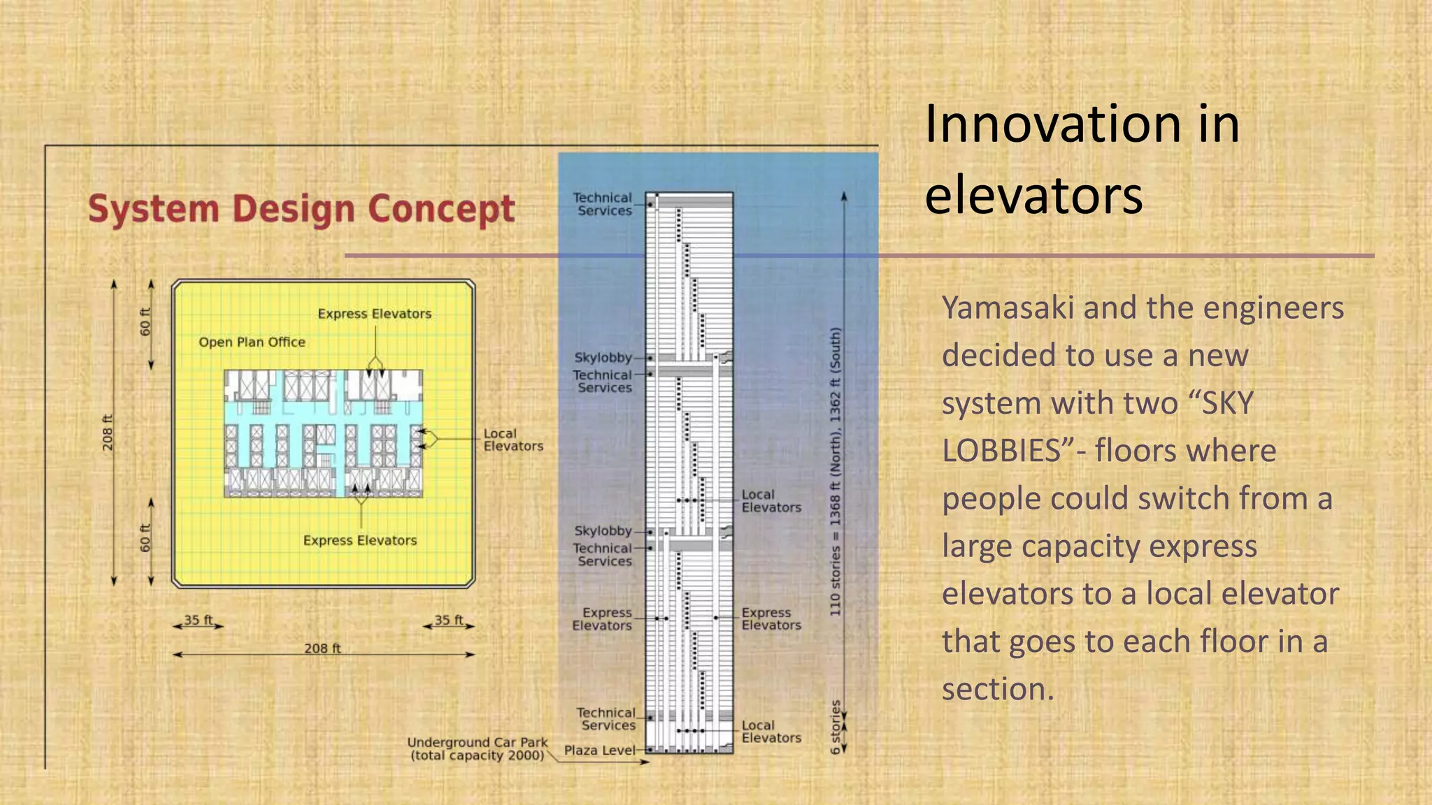 MINORU YAMASAKI- A life in architecture (World trade center) | PPT