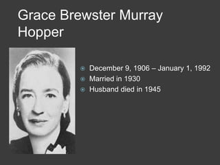 Young Grace Murray Hopper