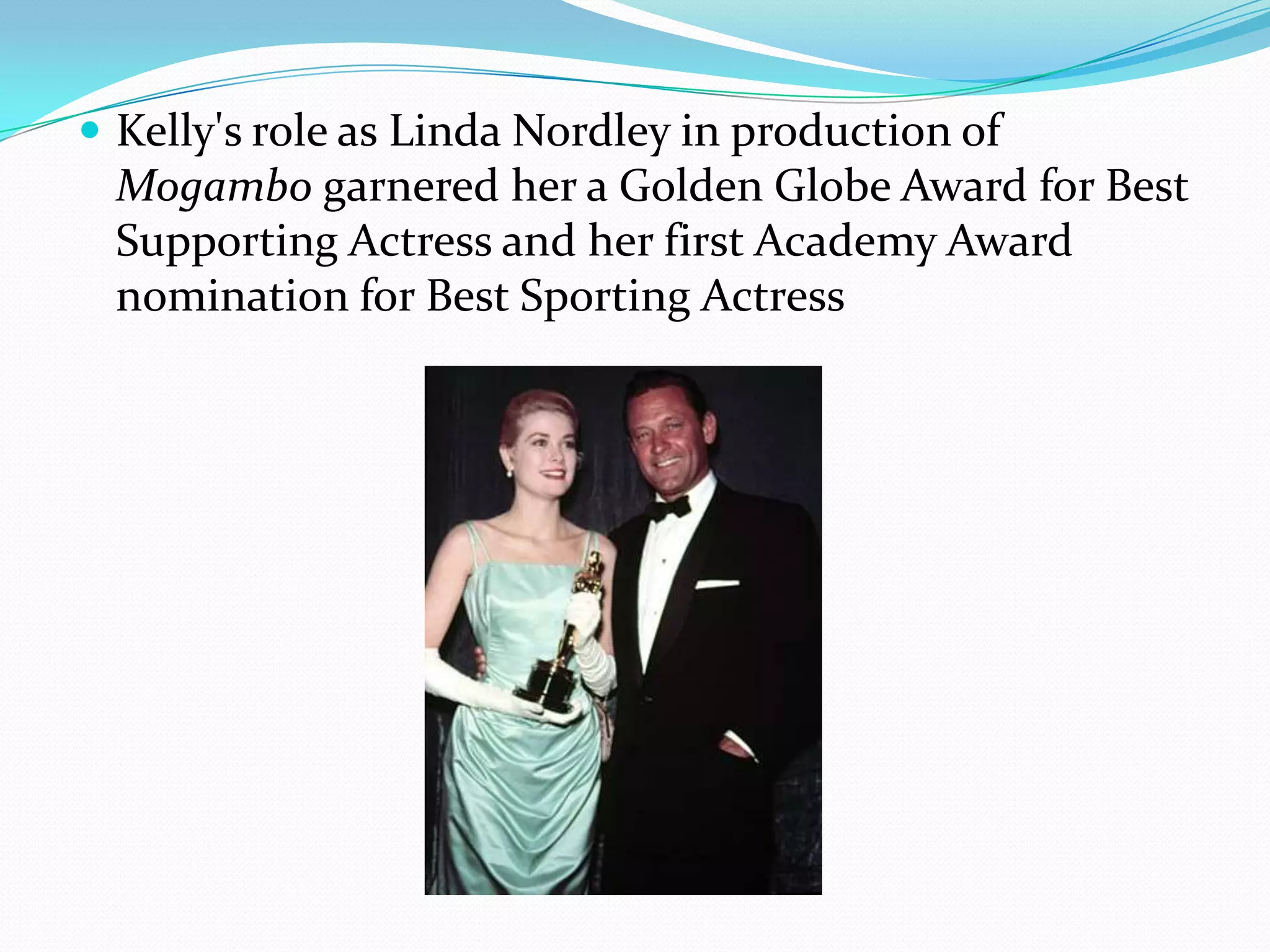 Grace kelly | PPTX | Celebrity Families | Pop Culture