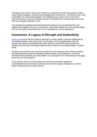 Grace Lore – Leading Through Challenge with Courage | PDF