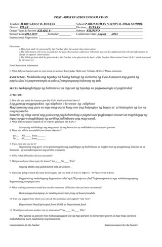 Grace pre observation aug 2014 nov | DOC