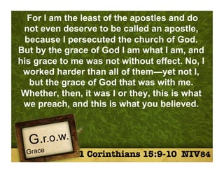 Grace sermon slides | PDF