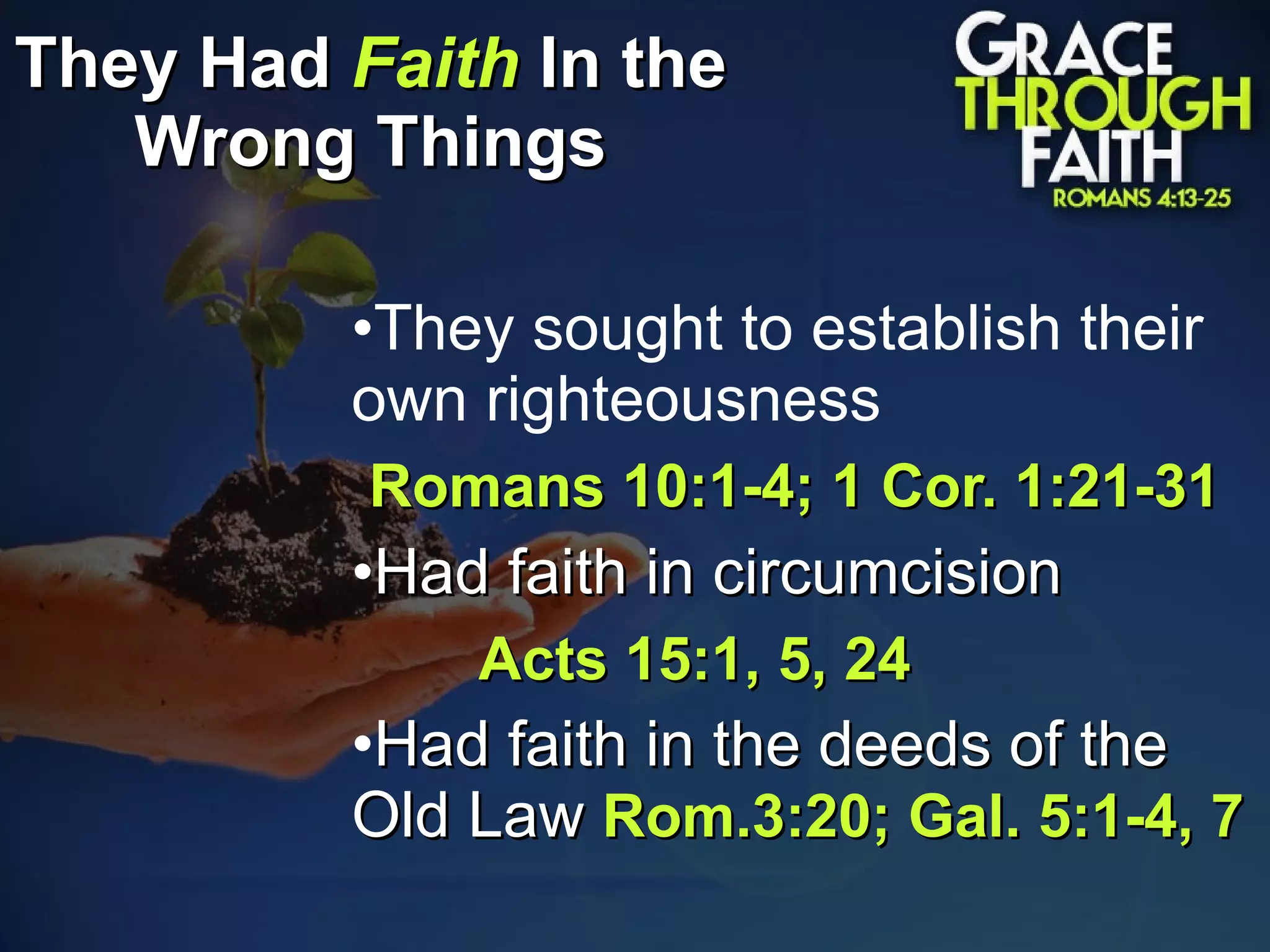 Grace Through Faith Ppt | PPT