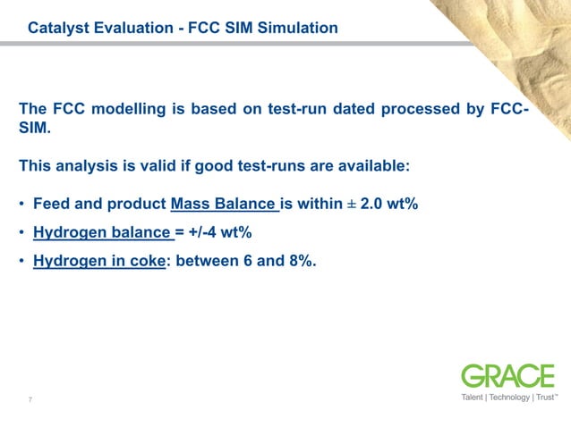 Europe User Conference: GRACE catalyst trial evaluation | PPT