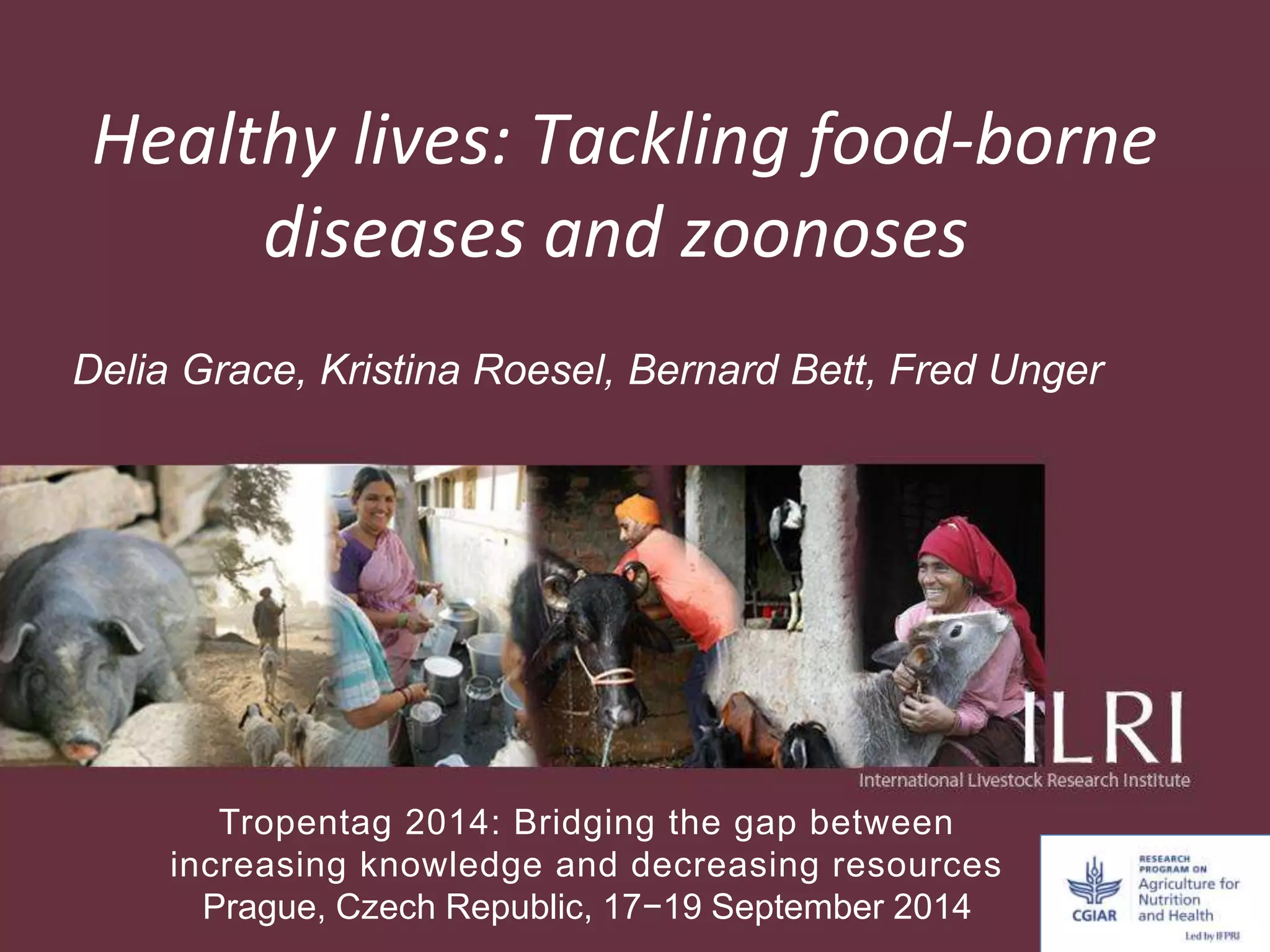 Healthy lives: Tackling food-borne diseases and zoonoses | PPTX