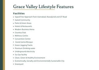 Grace valley Islamabad - CDA Approved Project | PDF