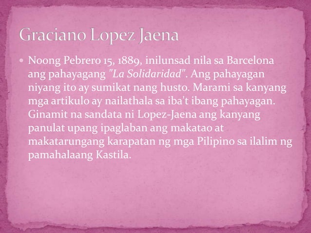 Graciano lopez jaena | PPTX Graciano lopez jaena | PPTX