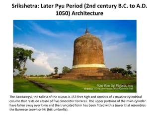 HISTORY: Myanmar (Burma) Architecture 1.0 | PDF